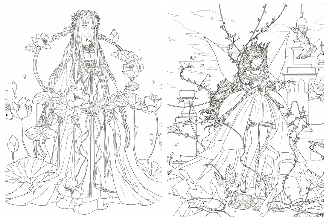 532. Magical Time Traveler Coloring Book - Kayliebooks