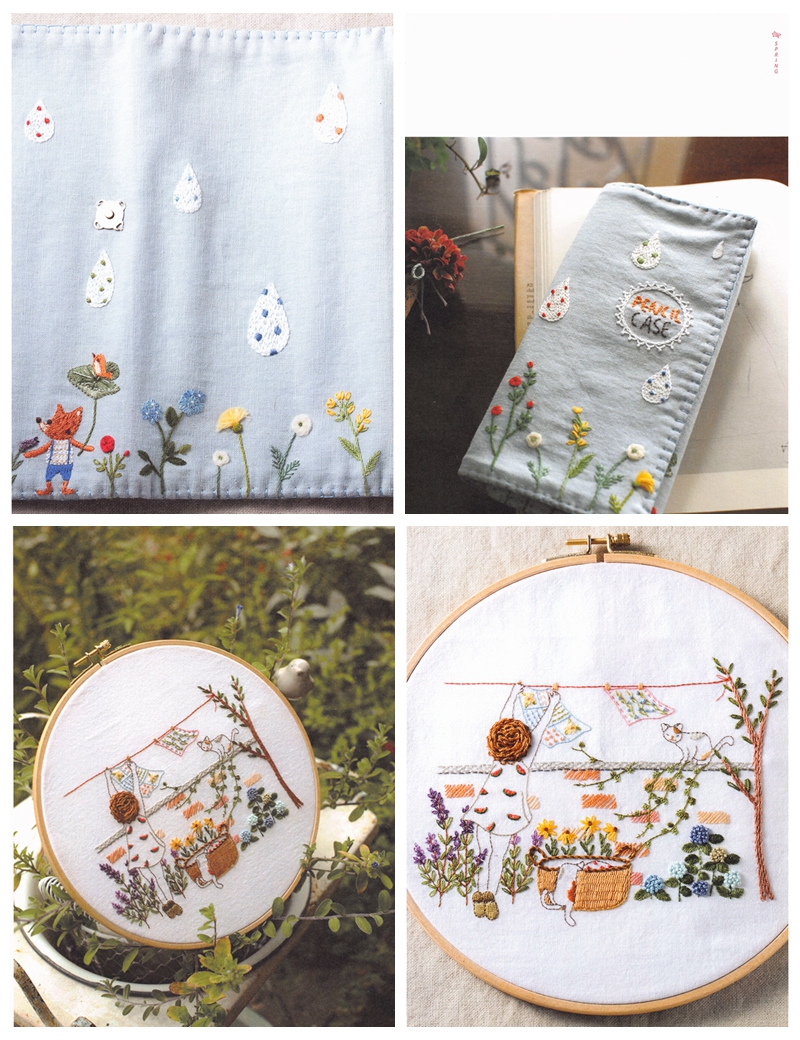 Four Seasons French Embroidery Pattern by K.Blue - Kayliebooks