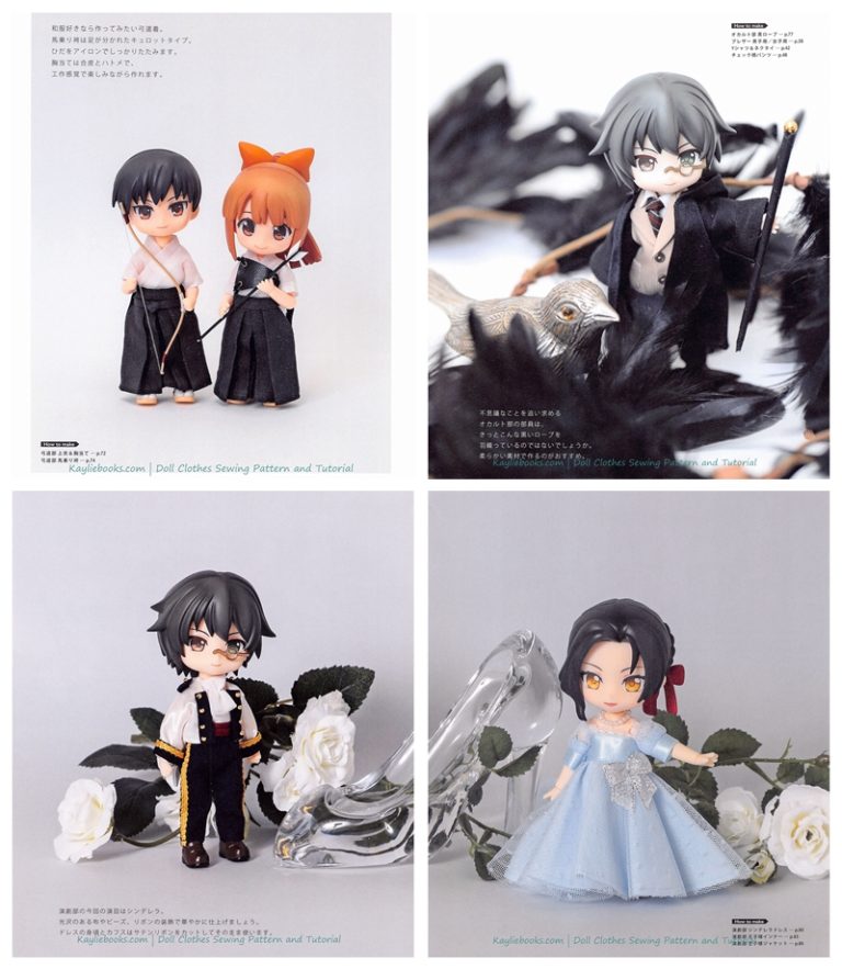 555. Nendoroid Doll Clothes Patterns Vol.2 ~ How to make school ...