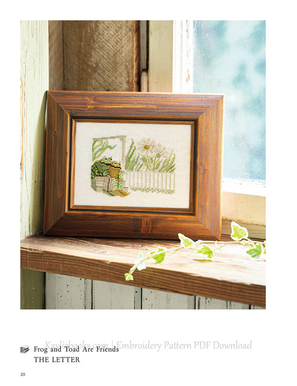 977 Frog and Toad Classic Fairy Tales Embroidery Designs - Kayliebooks