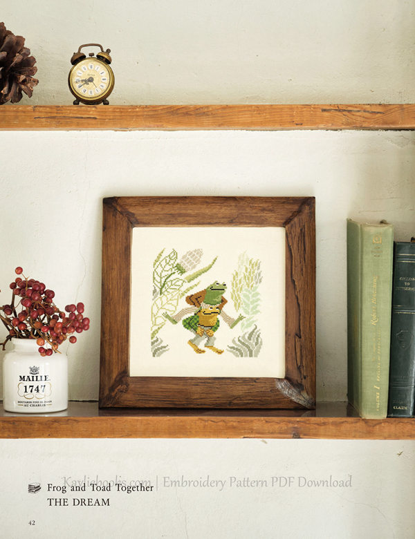 977 Frog and Toad Classic Fairy Tales Embroidery Designs - Kayliebooks