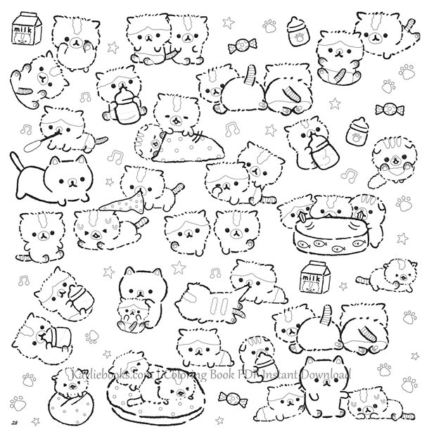972 Lovely Cats Coloring Book – Kayliebooks